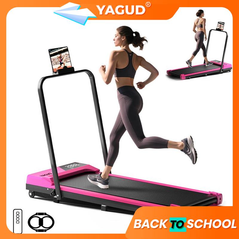 【New Arrival】YAGUD Electric Folding Treadmill with Handrail, Low-Noise ...