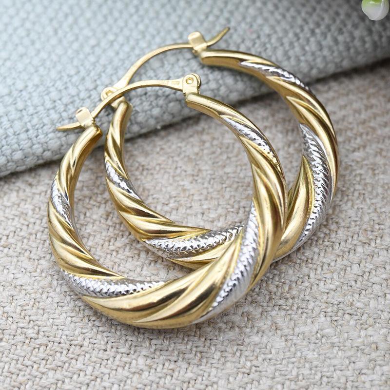 Big Hoop Earrings, Personalized large ear ring design, earrings for ...