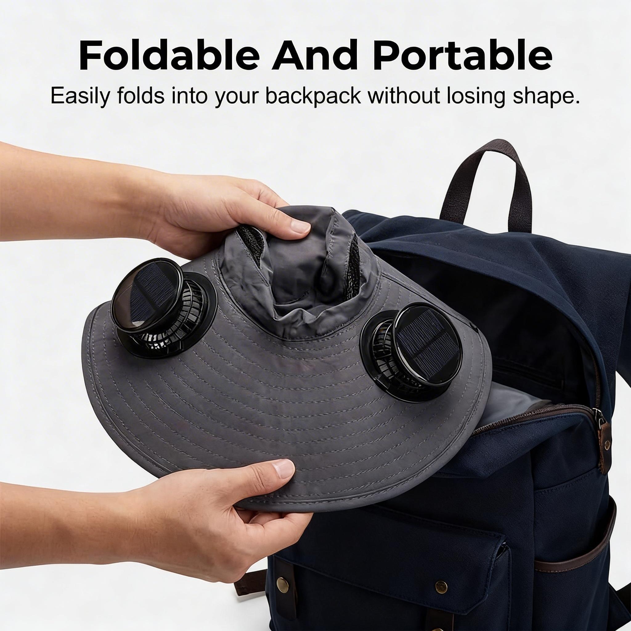 Solar Fan Hat – Ultimate Sun Protection with Built-In Fan! Stay Cool ...
