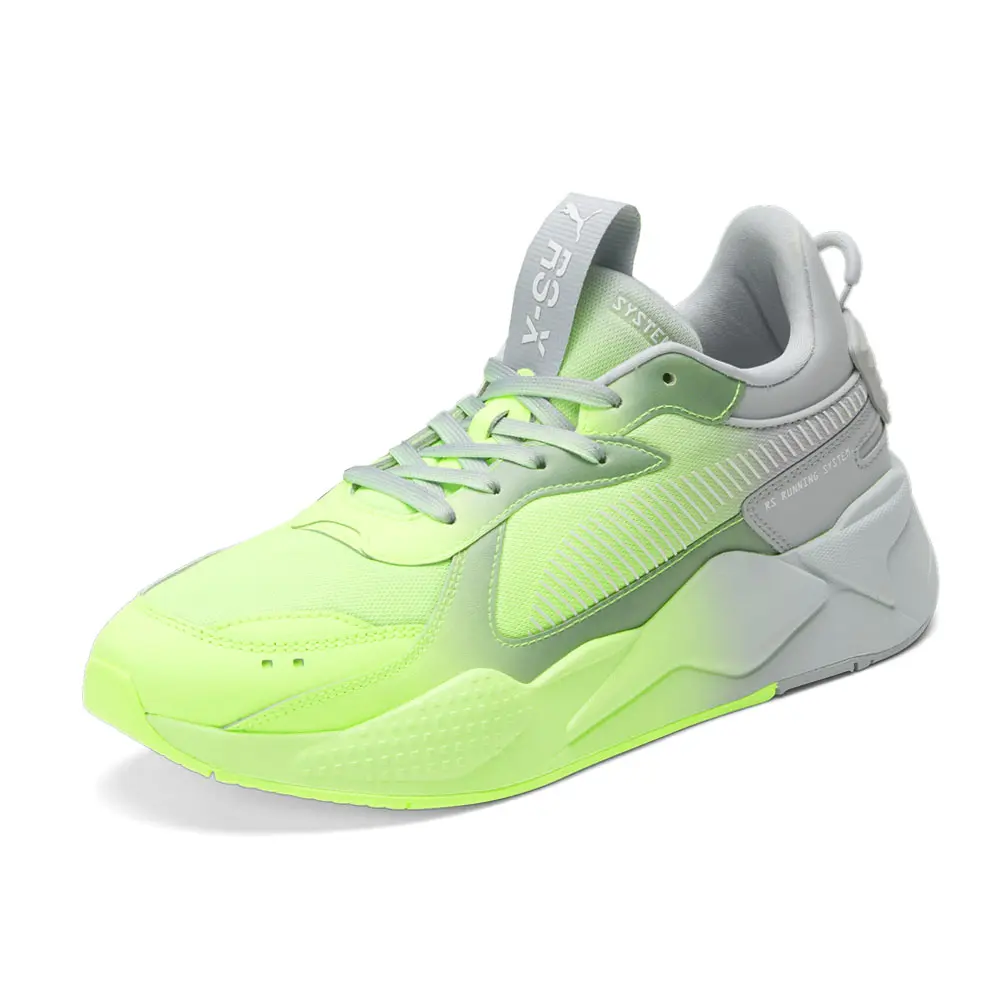 PUMA Mens Rs X Faded Lace Up Sneakers Shoes Casual - Green, Grey ...