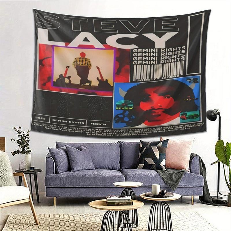 Steve Lacy'S Music-Inspired Tapestry, Featuring a Soft Peach Skin Wall ...