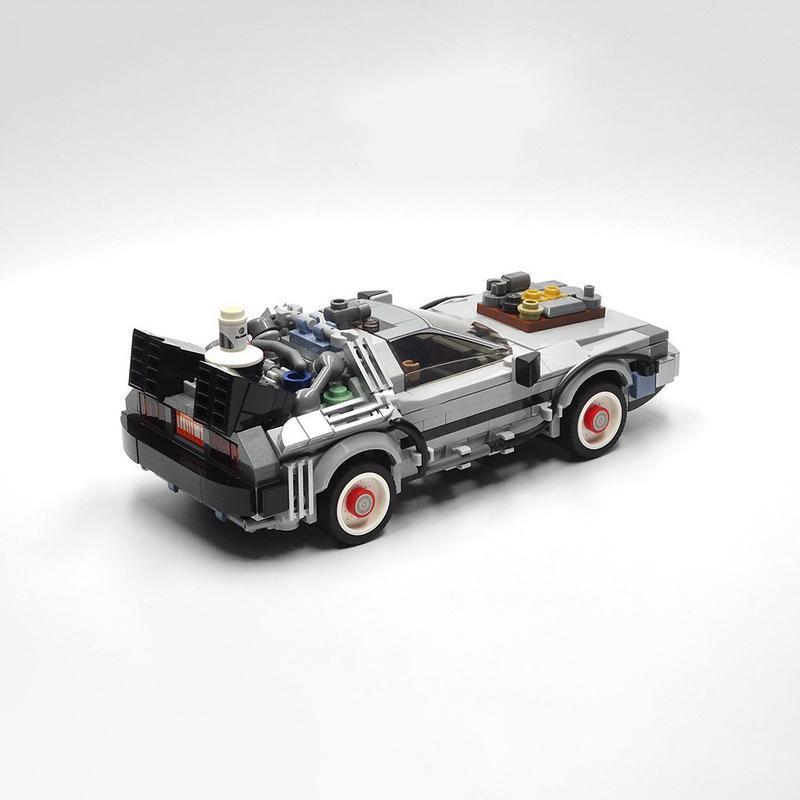 408PCS Hot Deloreaned Back To The Future Racing Car Time Machine Model ...