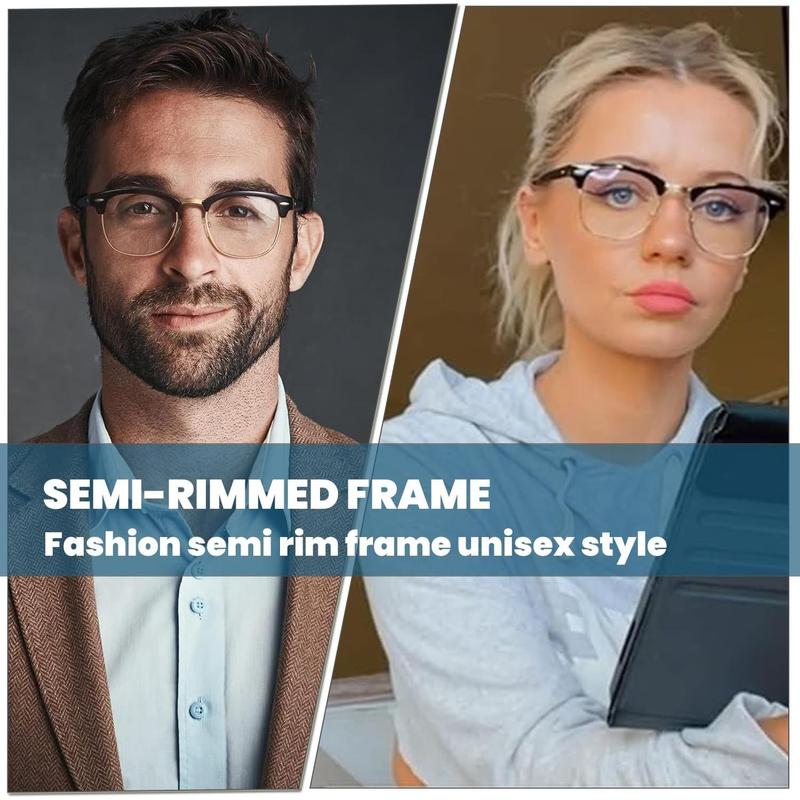 Blue Light Blocking Glasses for Women and Men Anti Eyestrain UV ...