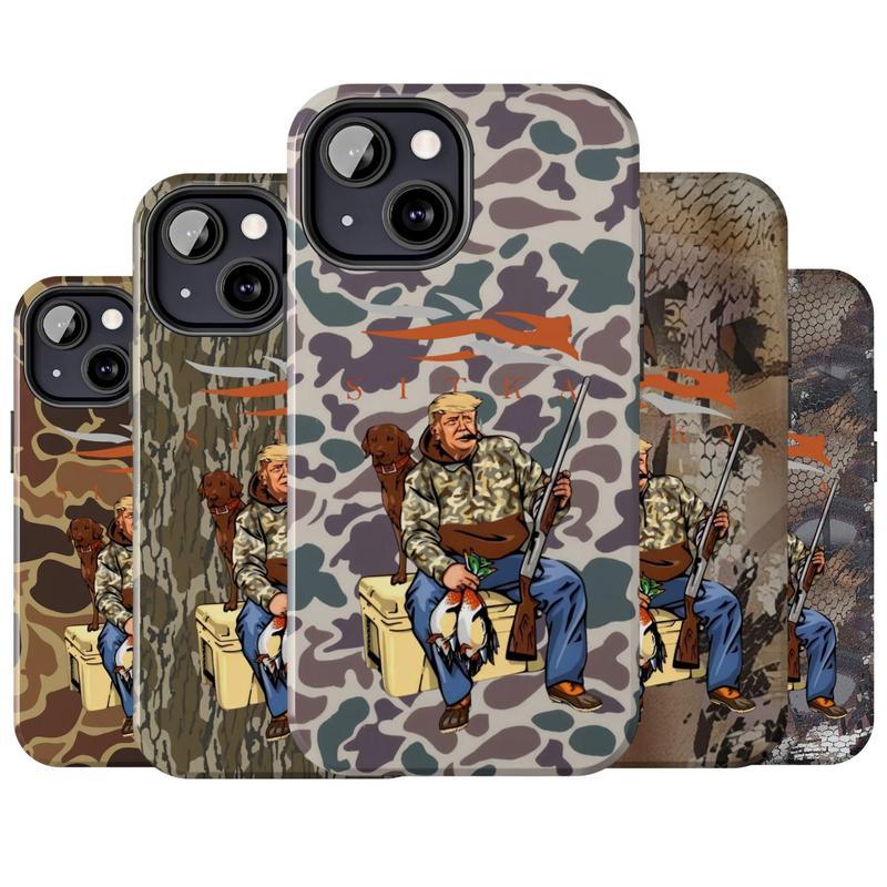 Vintage Sitka With Hunter Trump Camo Phone Case, Ol School Waterfowl ...