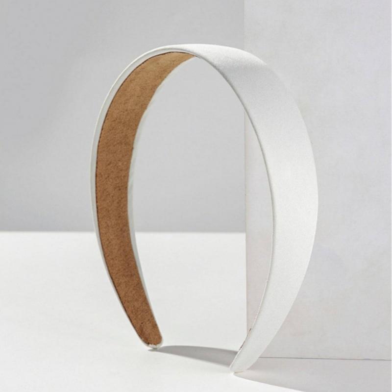 1pc Pastel Solid Acrylic Hairband, 3cm Wide Cloth Wrapped Head Hoop ...