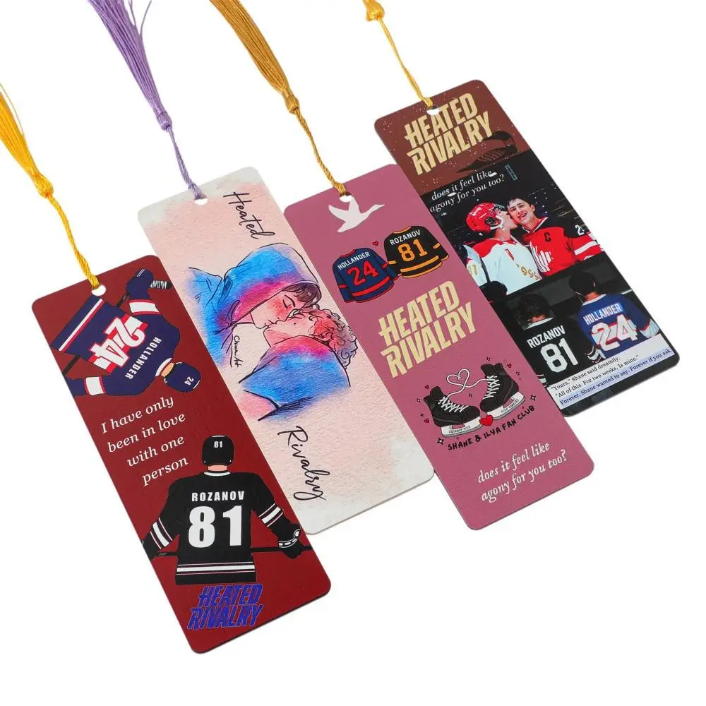 Heated Rivalry Acrylic Bookmark Blanks, Shane Ilya Clear Acrylic Craft ...