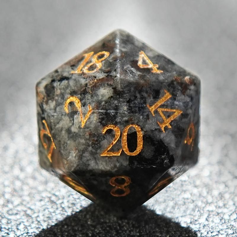 Volcanic Eruption Lava Gemstone D&D Dice Set Unique Striking ...