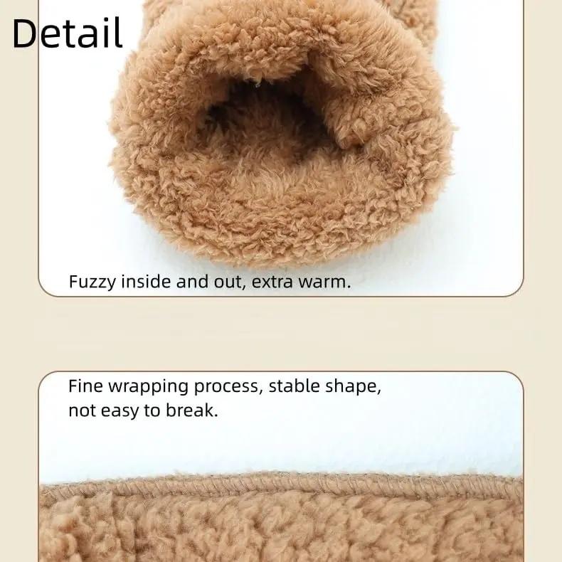 Over Knee High Fuzzy Long Socks Winter Warm Cold Leg Knee Joint Cold ...