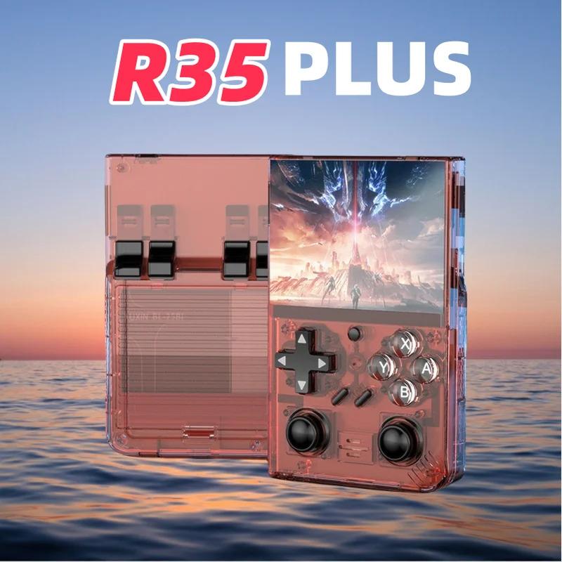 Retro R35 Plus Video Game Console 3.5 Inch Ips Screen Linux System Mini ...
