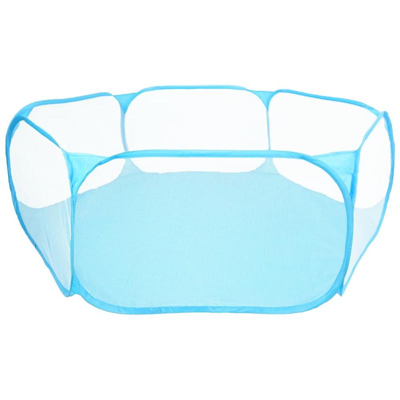 Secure & Portable Pet Playpen, Mesh Playpen, Foldable Mesh Fence for ...