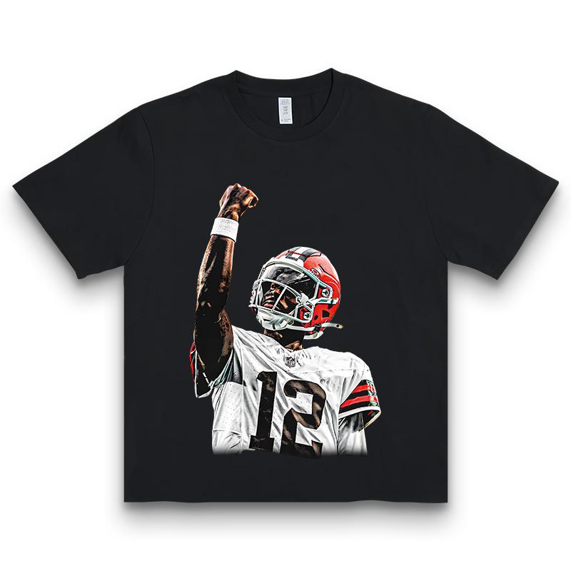 Shedeur Sanders "Celly" character print cotton comfortable T-shirt ...