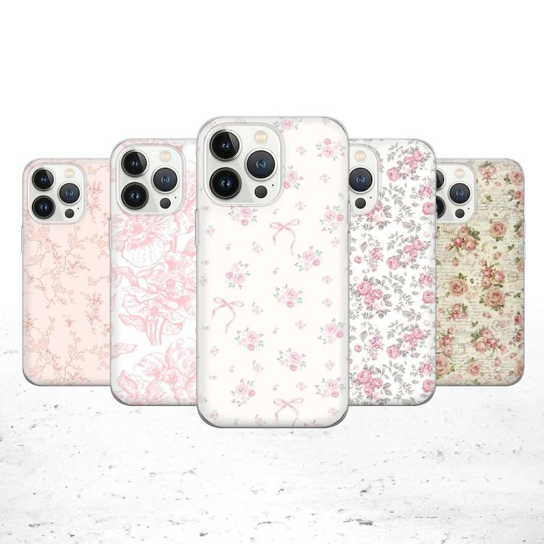 LACEY QUILT Shabby Chic Phone Case Pink Coquette Cover for iPhone ...
