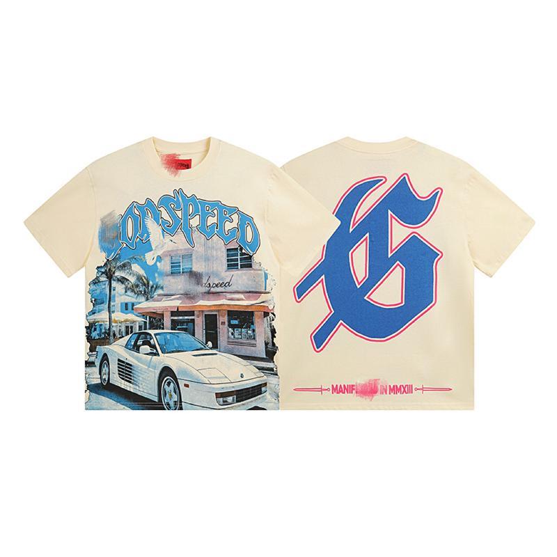 Godspeed Vintage Letter Print Oversized Tee – Men’s Streetwear T-Shirt ...