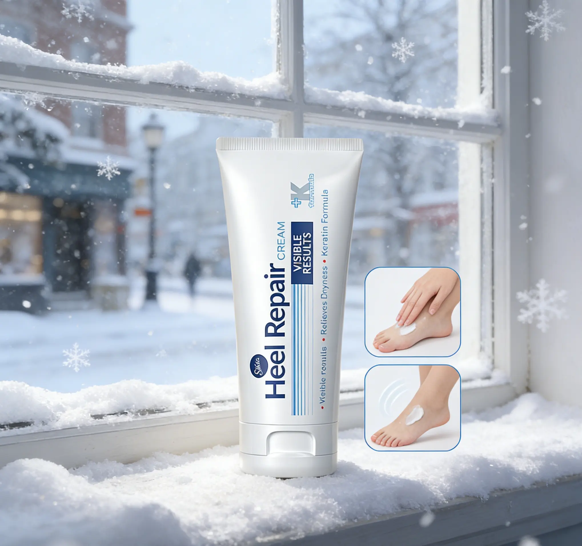 Silkia Intensive Repair Foot Cream for Dry Cracked Heels, Deep ...