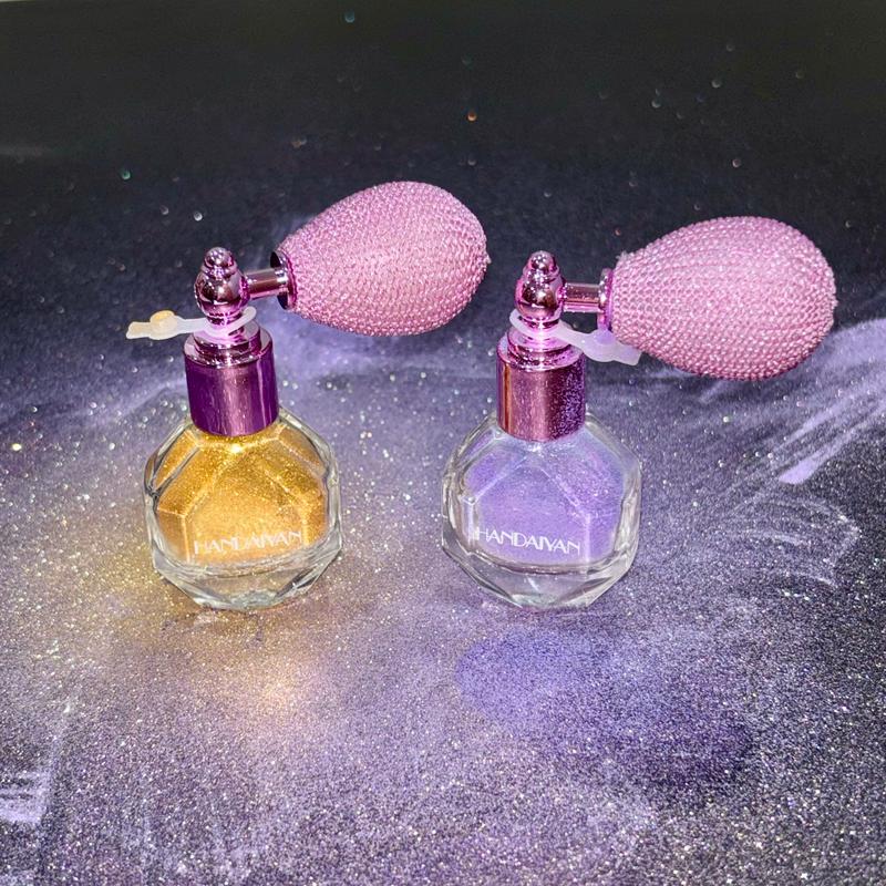 Highlighter Powder Spray Magic Shimmer - For Body, Hair, Face, Lips ...