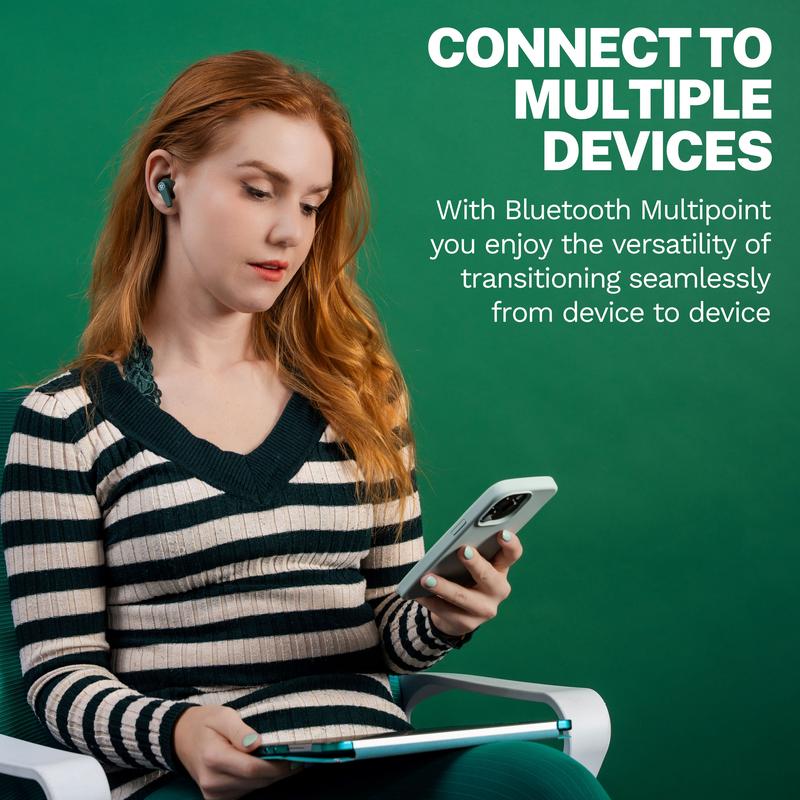 JLab Go Lux ANC Headphones & Go Pods ANC Earbuds Gift Set