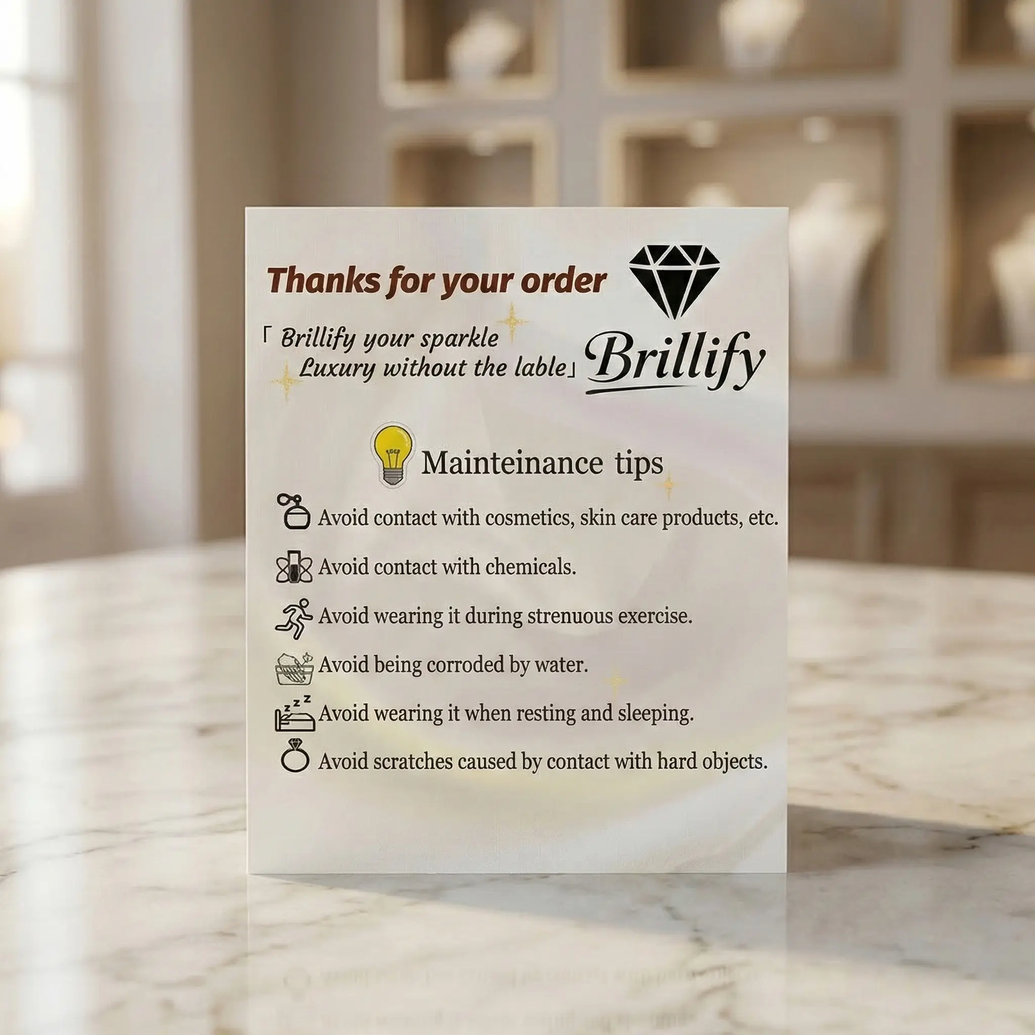 Jewelry Care Guide • Priority Production • Fast Track Your Order ...