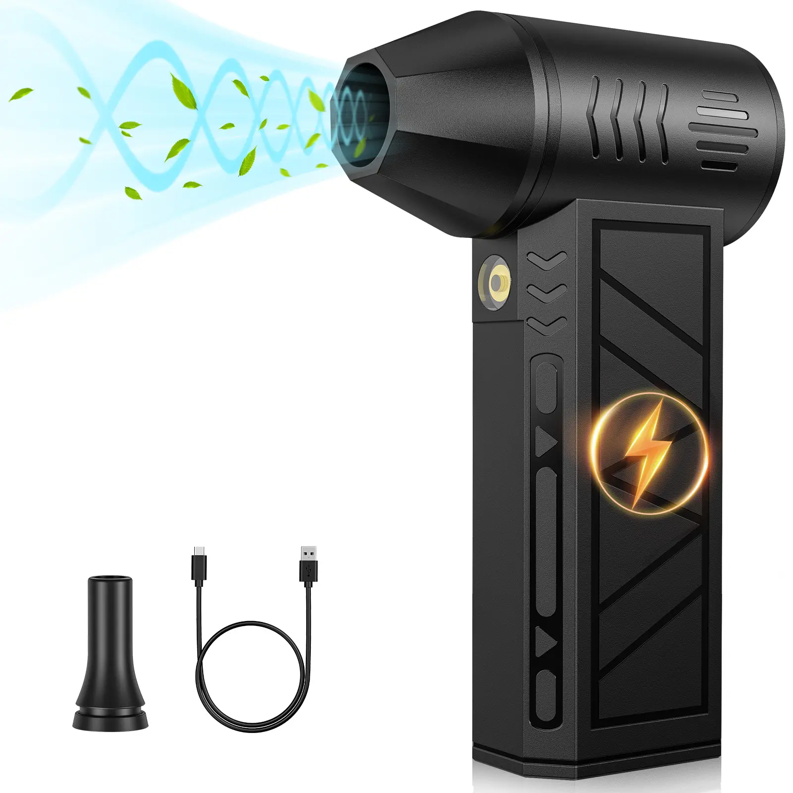 【Limited Time Deal】Compressed Air Duster-3 Gear Adjustable 130000RPM ...