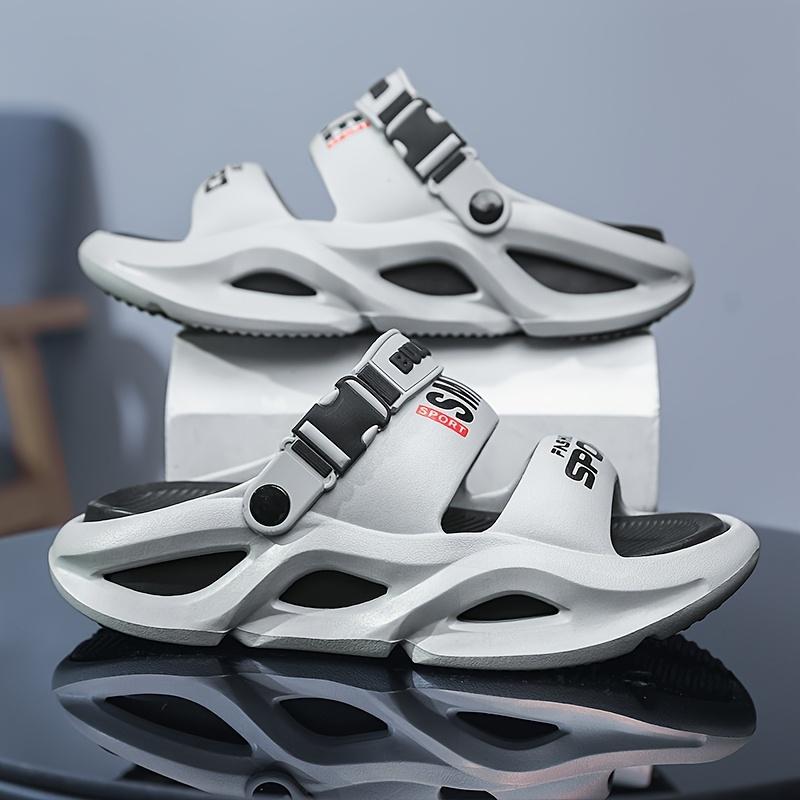 [Breathable Slides] Summer Breathable Men's Sports Casual Slides | EVA ...
