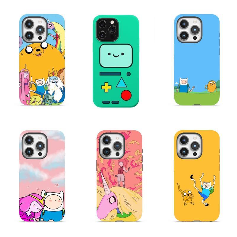 Cute Adventure Time character collage design fan art sturdy phone case ...