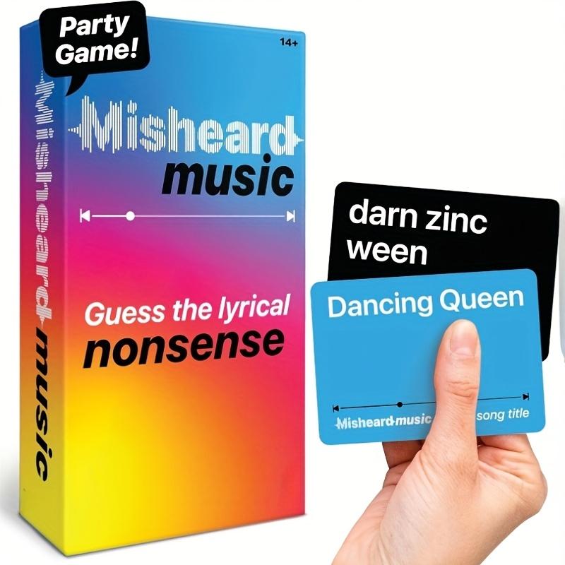 Adult and Teenage Fun Music Game, Card Games, Guess Song or Singer ...