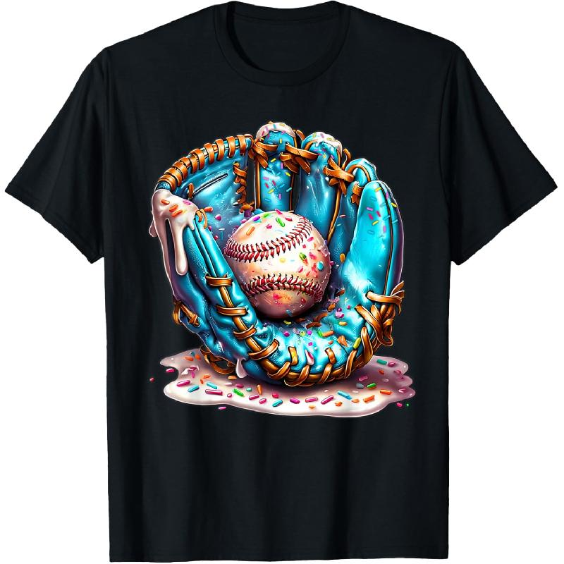 Baseball Lifestyle 101 Apparel Youth Baseball Drip Ice Cream T-Shirt ...