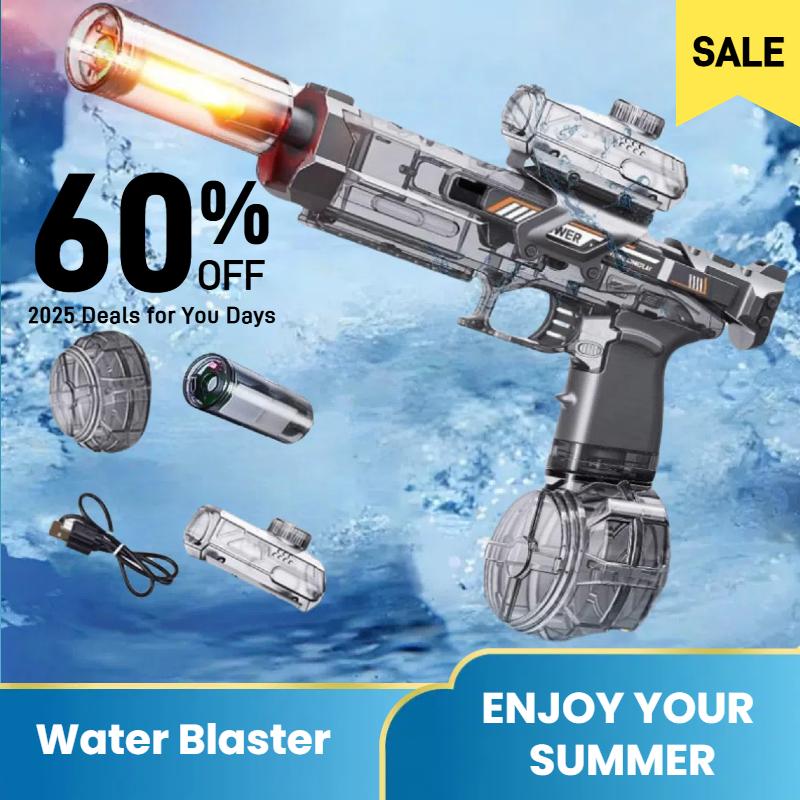 Electric LED Water Blaster for Kids – High-Capacity Light-Up Water Gun ...