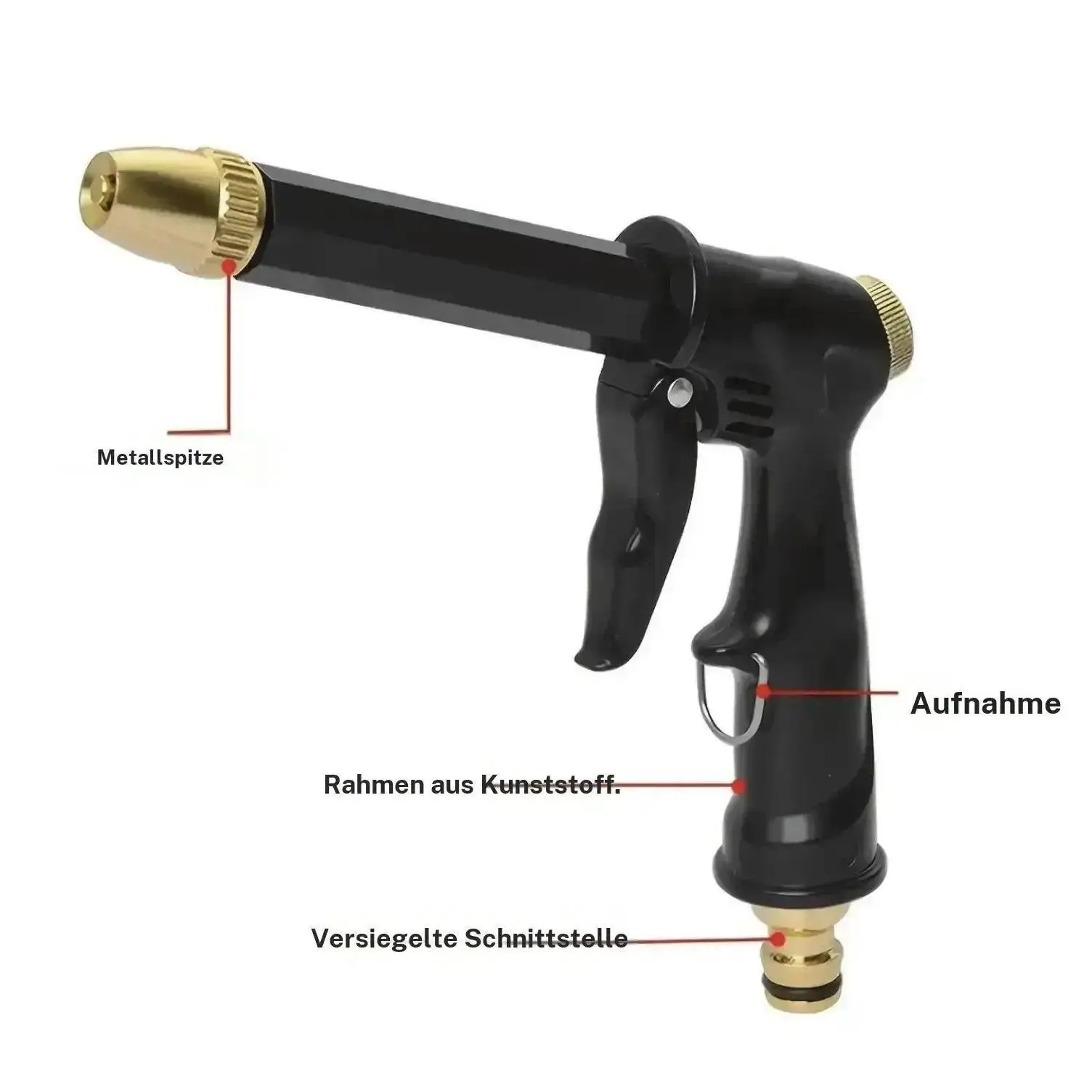 【FathersDayGift】Portable High Pressure Water Sprayer, Adjustable Garden ...