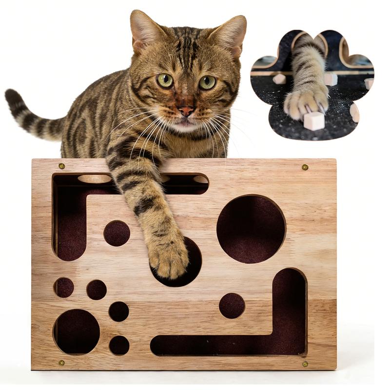 Cat Scratch Puzzle Enrichment Box Nail File Stress Free Alternative to ...