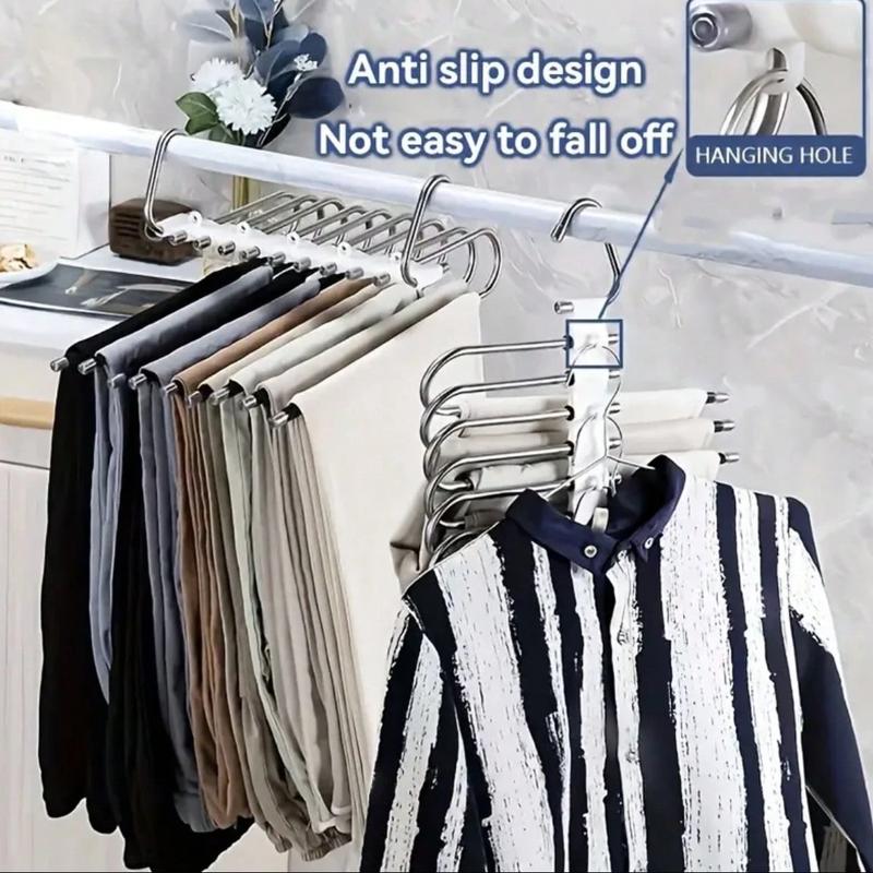 5/9 layer closetsaver,5/9-Tier Stainless Steel Trouser Rack – Space ...