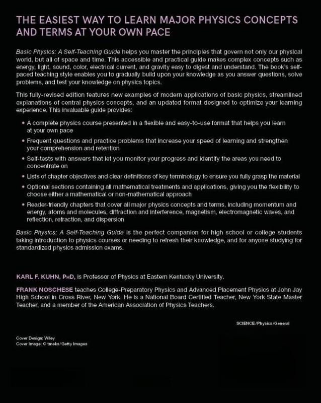 Basic Physics: A Self-Teaching Guide, 3rd Edition (Wiley Self-Teaching ...