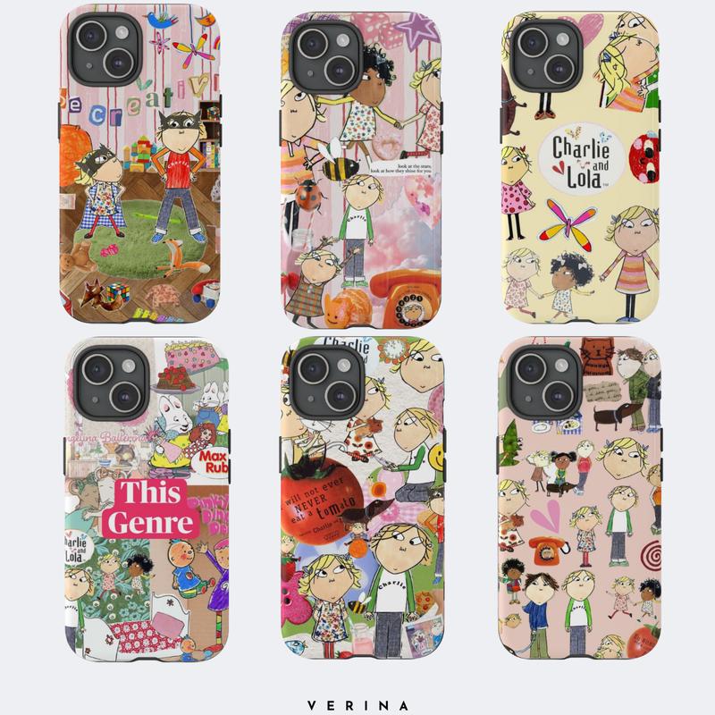 New style Cute Charlie và Lola Phone Case for iPhone - Cartoon ...