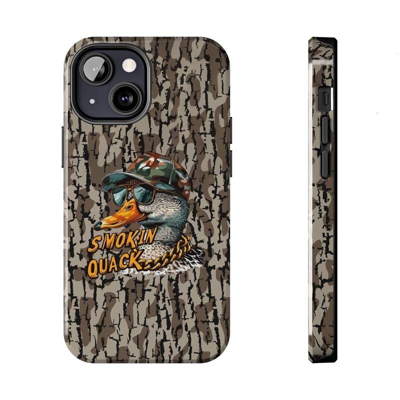 Camouflage Duck Hunting Phone Case, Ol School Waterfowl Camo, Smokin ...