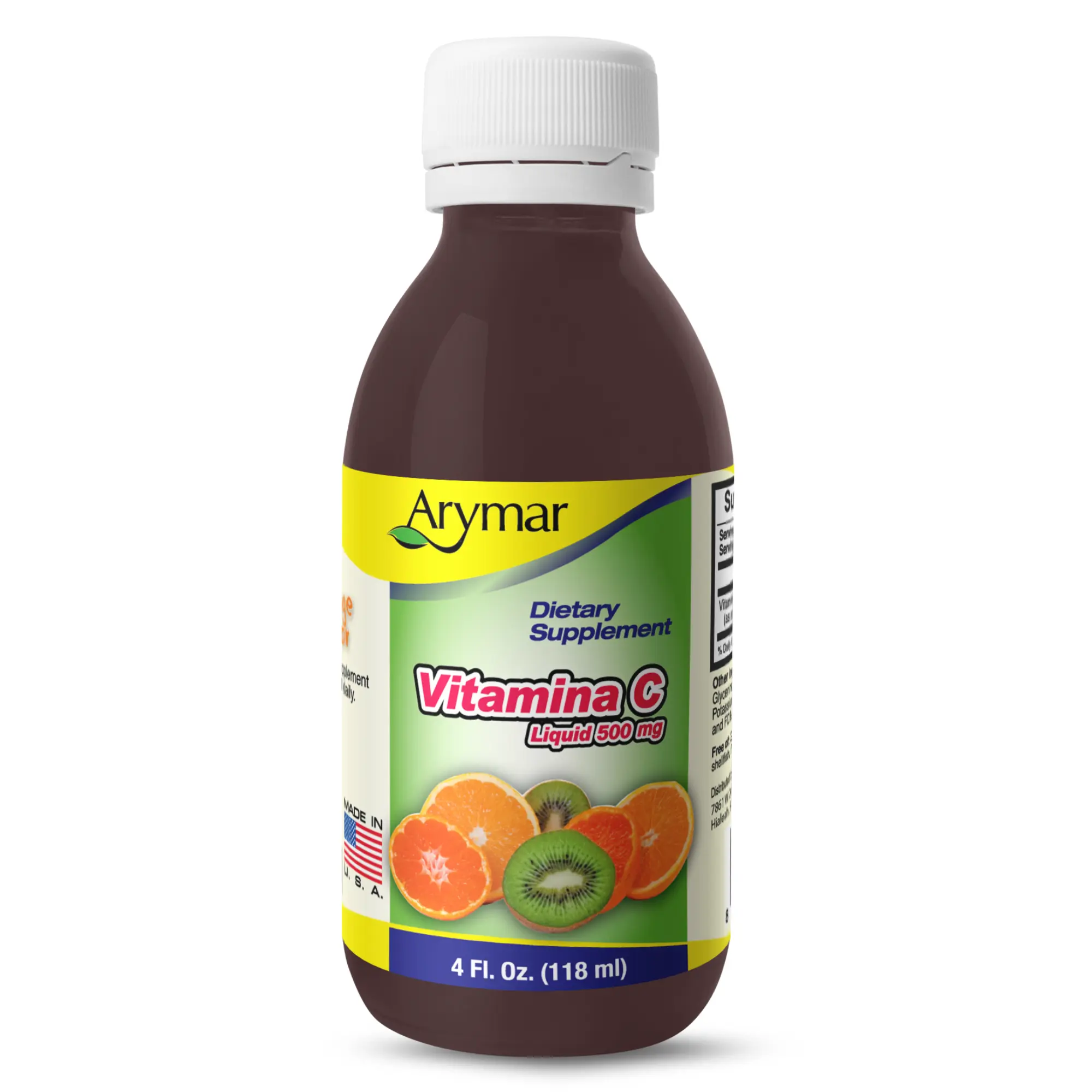 Arymar Adult Vitamin C – Citrus-Flavored, Liquid Formula – 4 fl oz ...