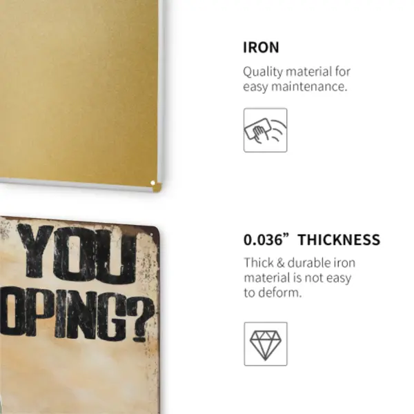 Are You Pooping Sign Funny Frog Bathroom Decor Vintage Metal Wall Art ...