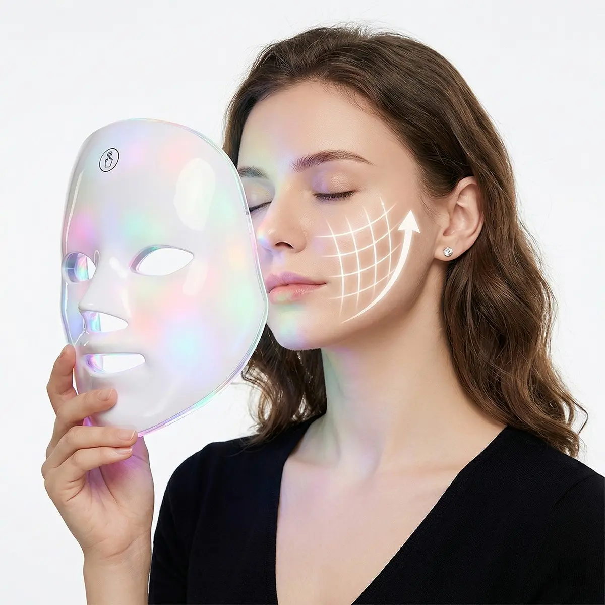 2026 New LED Face Mask, LED Facial Mask, Seven Color LED Light Therapy ...