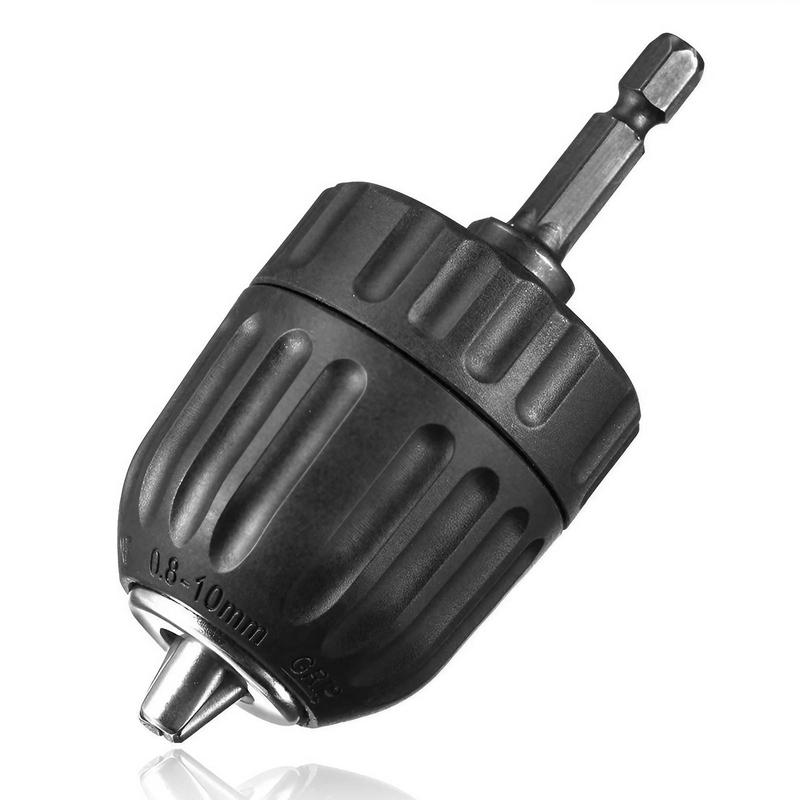 0.8-10mm Automatic Lock Drill Chuck Converter, Drill Chuck Adapter ...