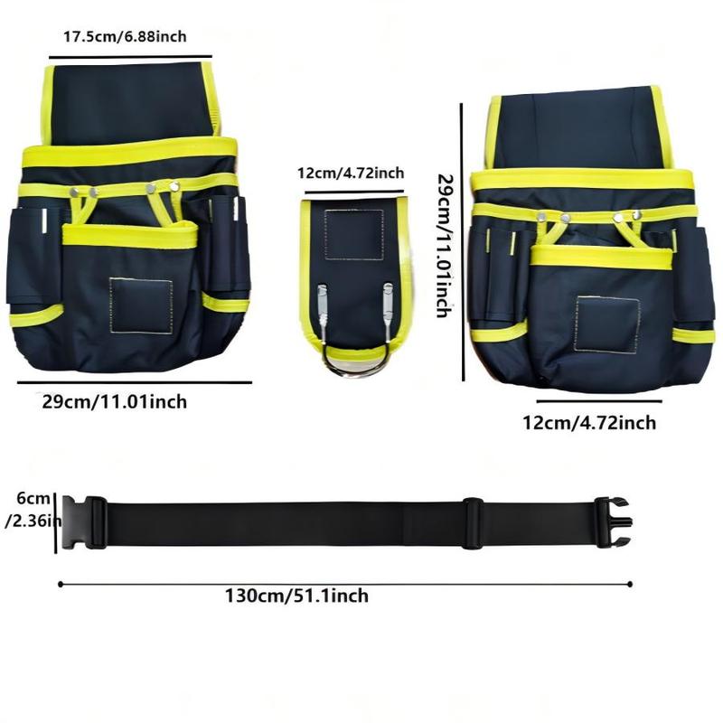 26-pockets Tool Belt, 1 Count Magnetic Tool Pouch, Garage Tool ...