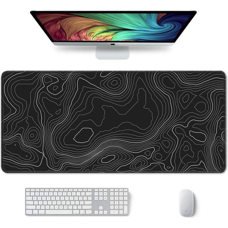 Large Mouse Pad, XL Desk Pad, Extened 31.5" x 11.8", Non-Slip Rubber ...