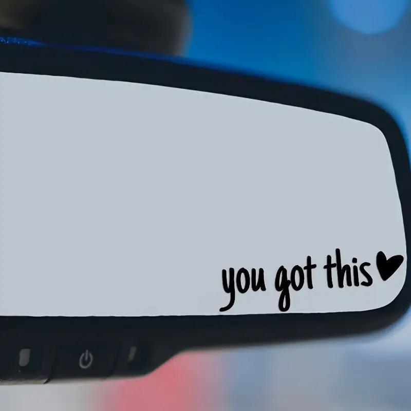 Car Rearview Mirror Sticker, Car Rearview Mirror Decorative Sticker ...