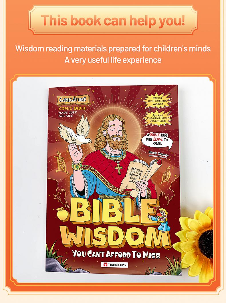 Children's comic Bible books, specially made for children. You can't ...