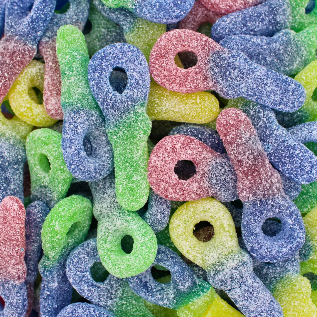 Swedish Sour Fruit Pacifier Mix - 1/2 Pound - Astra Sweets - Swedish ...