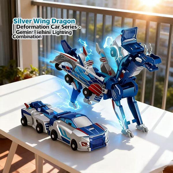 Magneto Dino Transform Car Toy - 2-in-1 Collision Morphing Vehicle ...