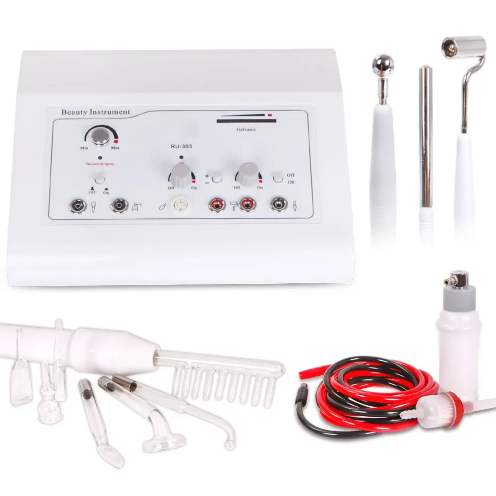 Shape Tactics 4-in-1 High-Frequency Galvanic Vacuum Facial Machine ...