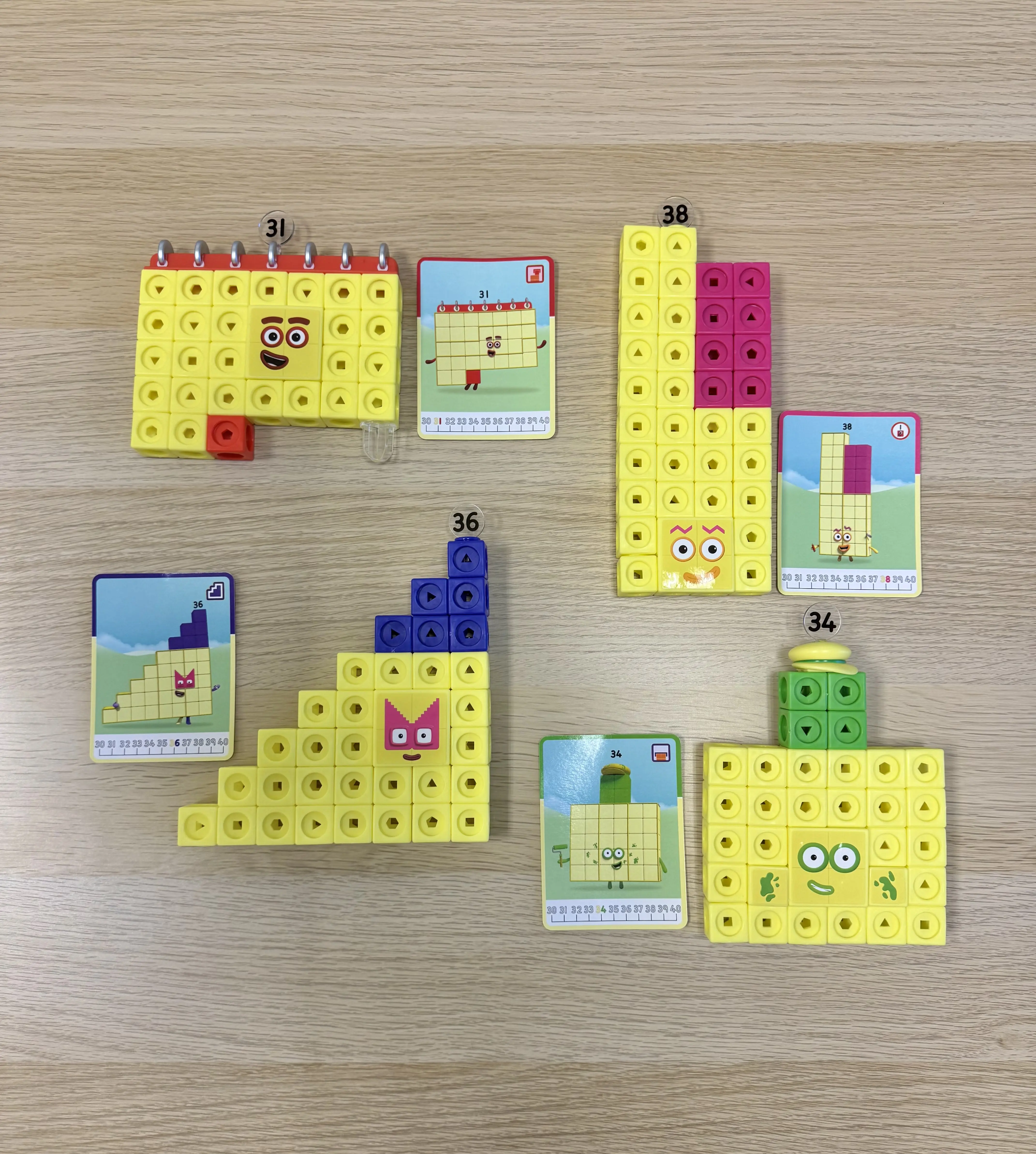 Hand2mind Numberblocks 31 40 MathLink Cubes Activity Set Learn hand2mind-numberblocks-31-40-mathlink-cubes-activity-set-learn
