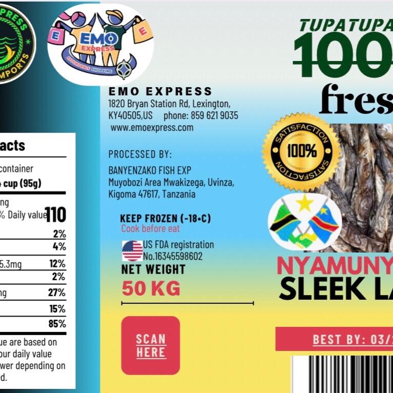 Makayabo Dried Mikeke- Dried Food from Tanganyika, No Tanzania, Ambient ...