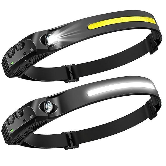 Rechargeable LED Headlamp--230 COB Super Bright Head Lights For ...