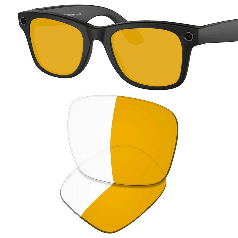 Replacement Lens for Ray-Ban Meta AI Wayfarer GEN2 RW4012 (50 mm ...