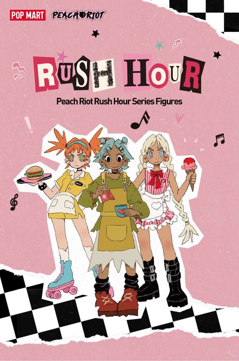 POP MART Peach Riot Rush Hour Series Figures