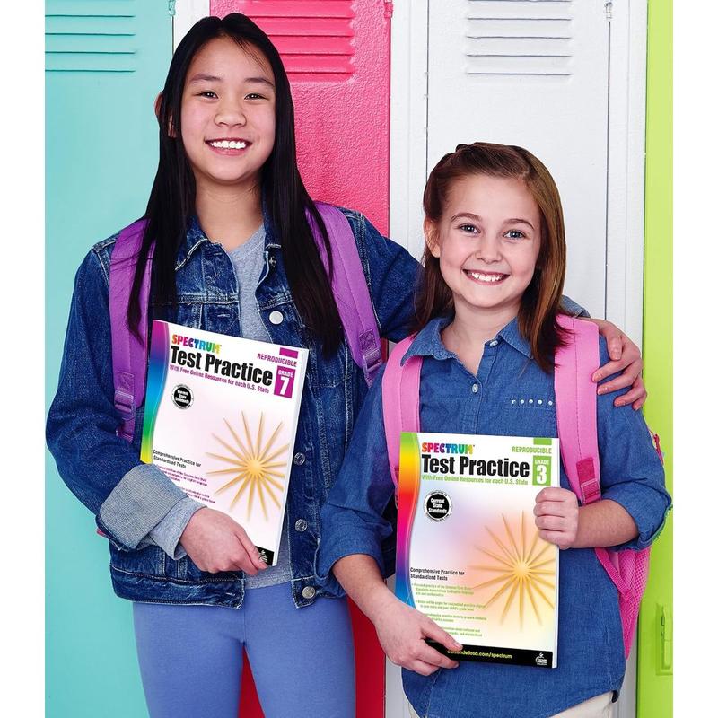 Spectrum 7th Grade Test Practice Workbooks All Subjects, Ages 12 to 13 ...